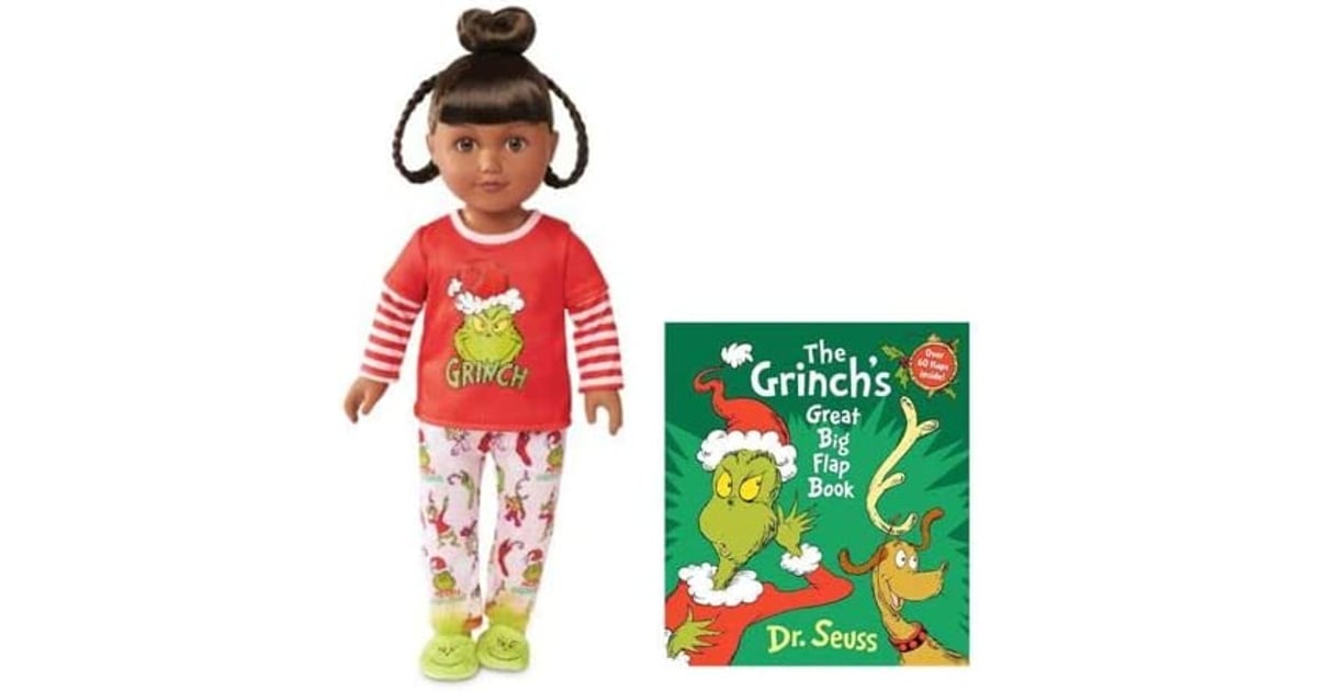 Track My Life As Poseable Grinch Sleepover 18 Inch Doll - Dark