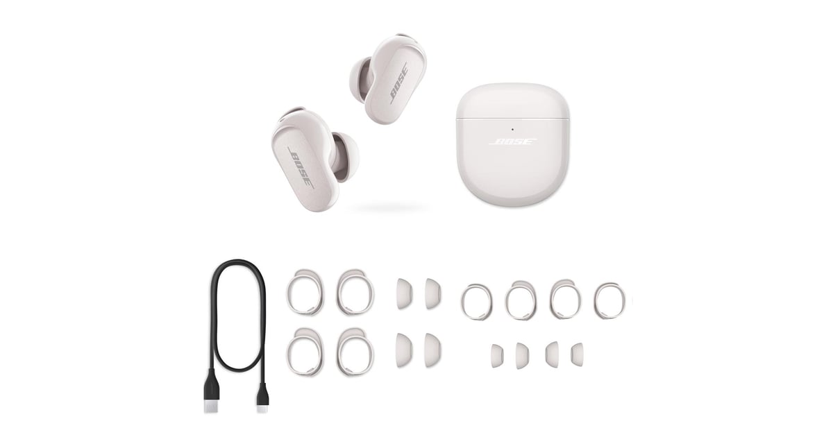 Track Bose QuietComfort Earbuds II, Soapstone with Alternate Sizing