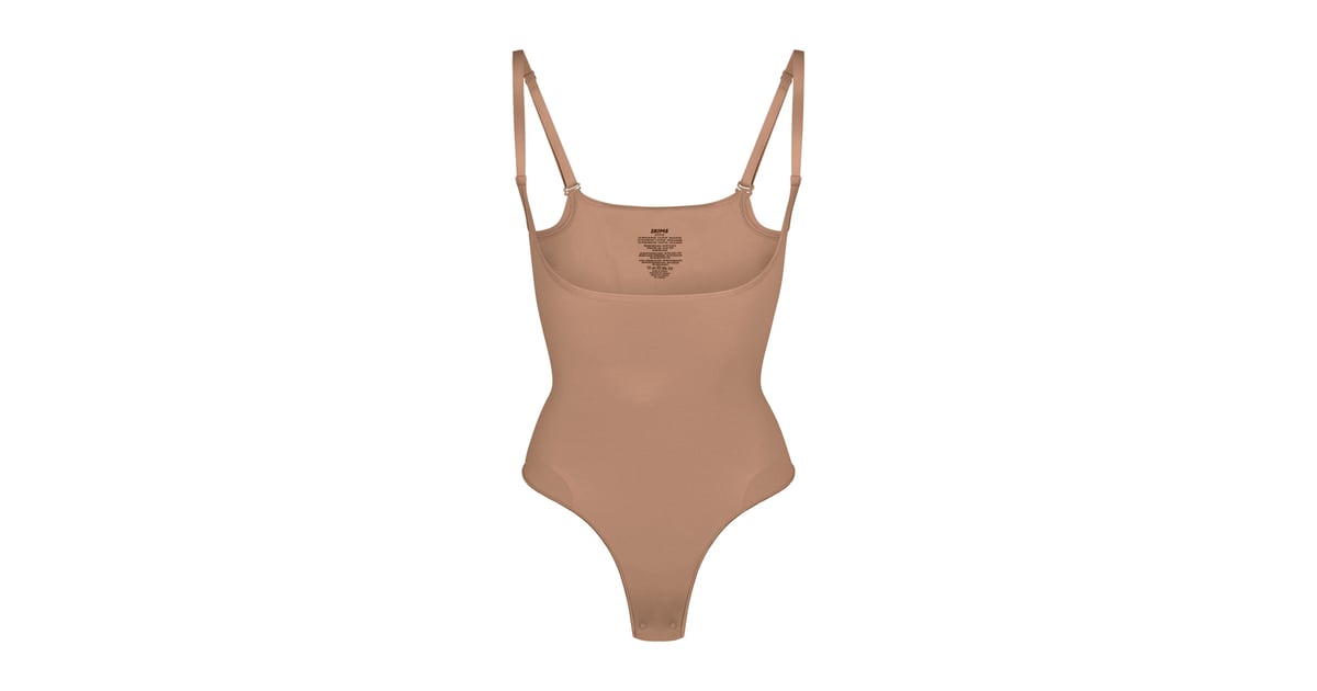 Track Seamless Sculpt Open Bust Thong Bodysuit - Sienna - XL at Skims