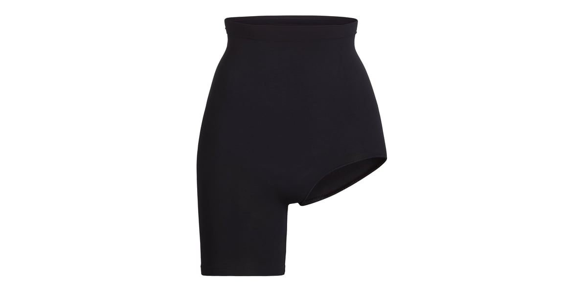 Track Skims Seamless Sculpt Solution Short Left Leg Exposed - Onyx - L
