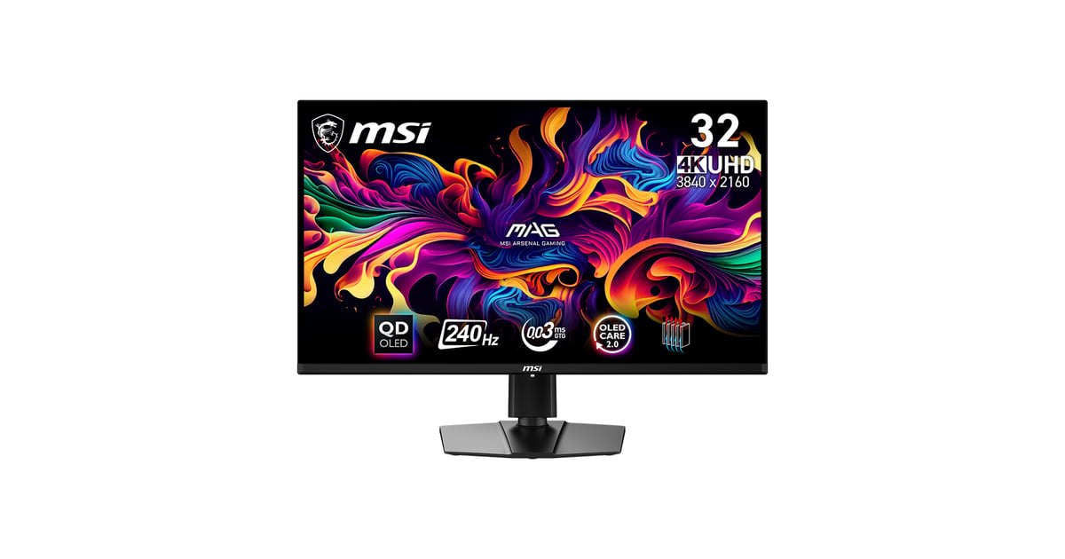 Track MSI MAG 321UPX QD-OLED 32" at MSI - TrackaLacker