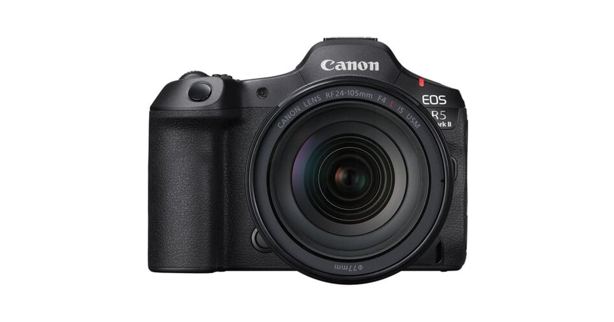 Track Canon EOS R5 Mark II Mirrorless Camera with RF 24-105mm f/4 L IS