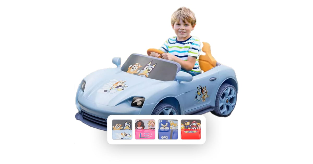 Track Sakar Bluey Kids 12V Battery Powered Convertible Ride-on at