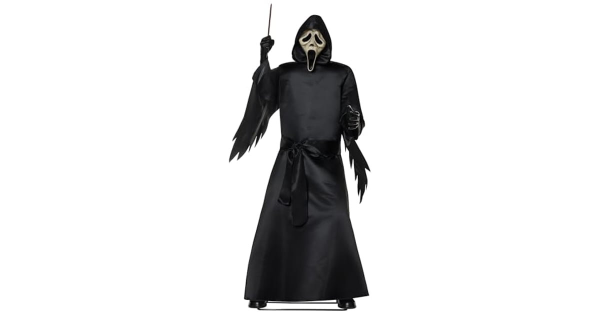 Track Spirit Halloween 6.2 Ft. Deluxe Ghost Face Animatronic at Amazon