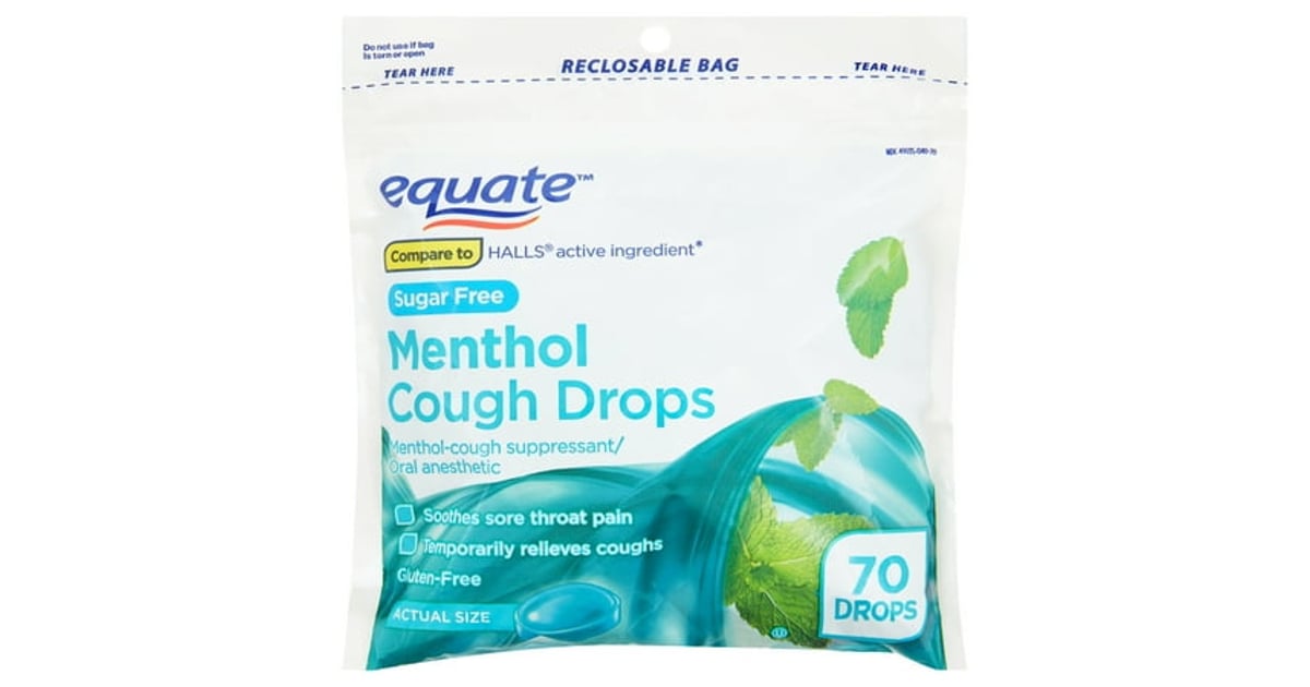 Track Equate Sugar-Free Menthol Cough Drops, 70 Count at Walmart