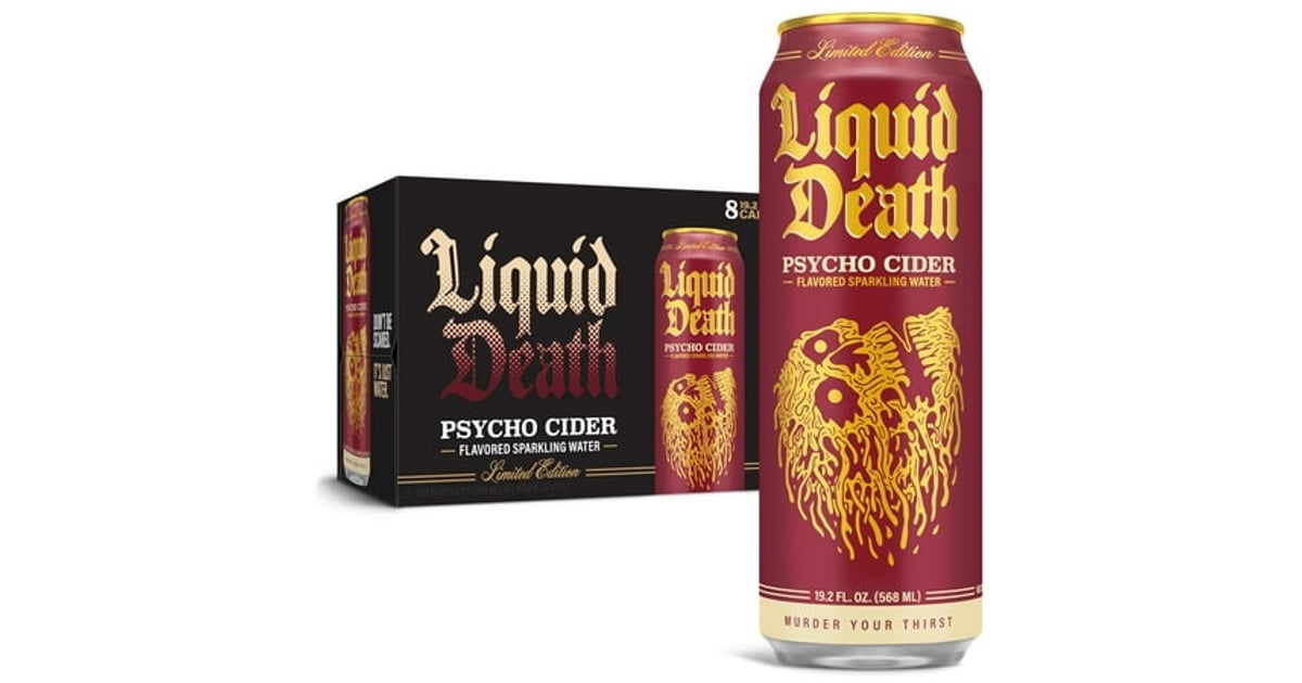 Track (Some Locations) Liquid Death Psycho Cider - 8pk/19.2 fl oz Cans