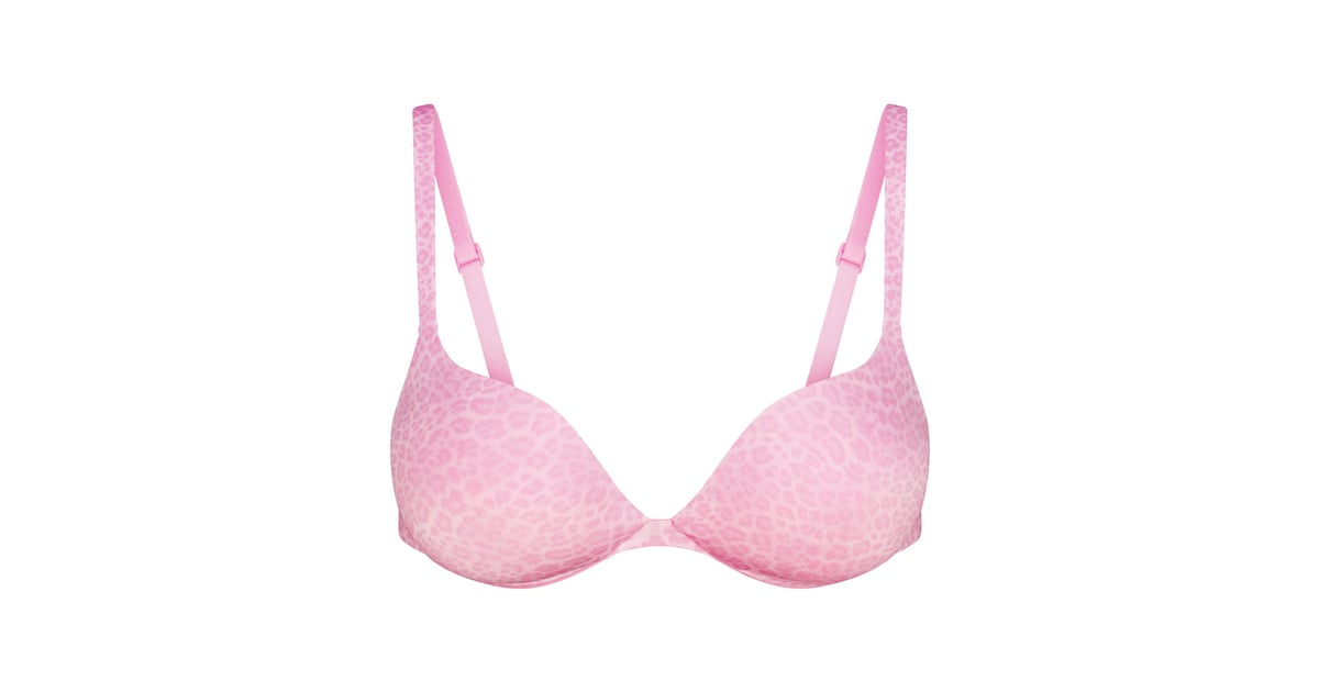Track Skims Ultimate Teardrop Push Up Bra - Bubble Gum Leopard Print
