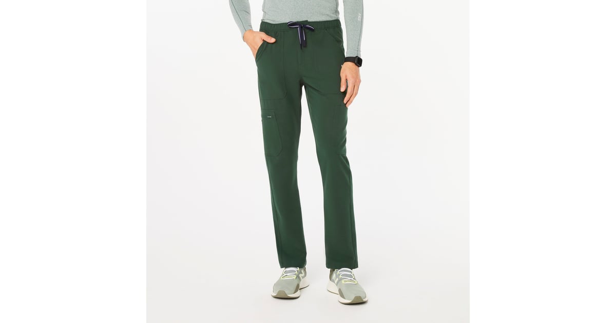 Track Figs Cairo Cargo Scrub Pants - British Racing Green - S