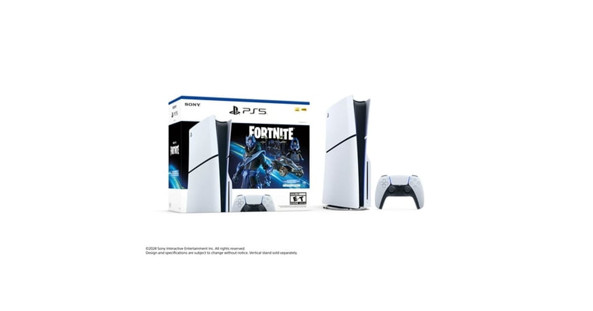 Track PlayStation 5 Disc - Fortnite Bundle at Walmart