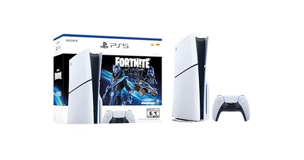 Track PlayStation 5 Disc - Fortnite Bundle at Amazon
