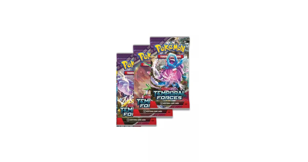 Track Pokemon Temporal Forces 3 Booster Pack Bundle at Target
