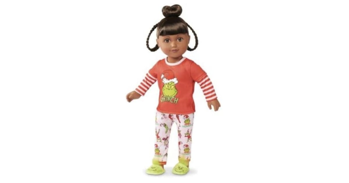 Track My Life As Poseable Grinch Sleepover 18 Inch Doll - Dark