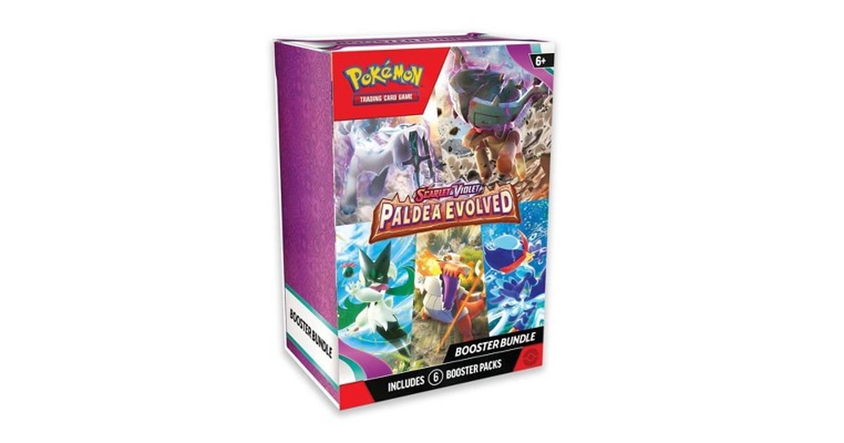 Track Pokemon Paldea Evolved Booster Bundle at Target