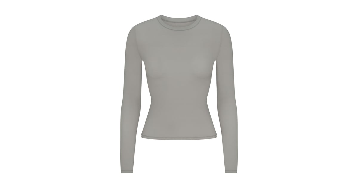 Track Skims Fits Everybody Long Sleeve T Shirt - Smoke - Xs at Skims