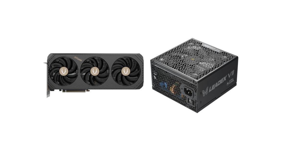 Track GPU PSU Combo - ZOTAC ZT-B50900D-10P Bundle with Super Flower