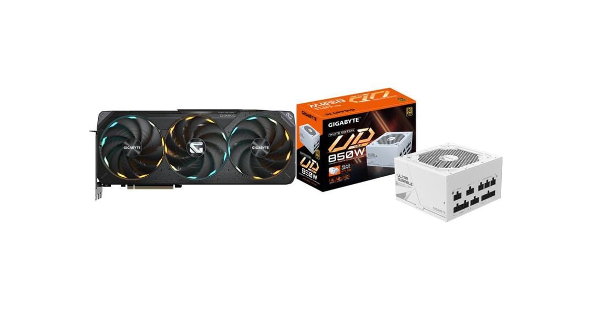 Track GPU PSU Combo - GIGABYTE GV-N5080GAMING OC-16GD Bundle with