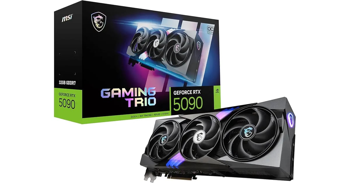 Track MSI Gaming Trio GeForce RTX 5090 OC at Amazon