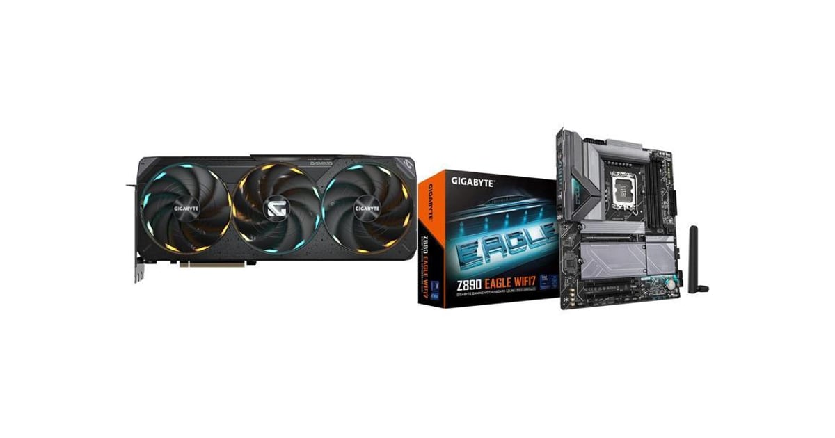 Track GPU Motherboard Combo - GIGABYTE GV-N5080GAMING OC-16GD Bundle ...