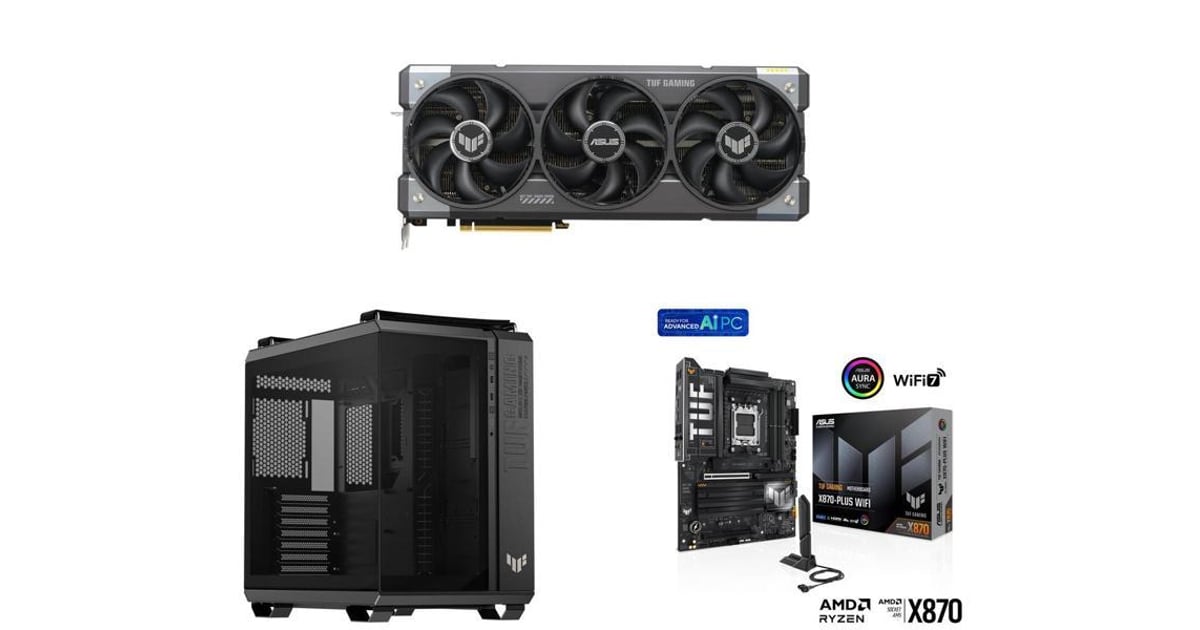 Track GPU Computer Case Motherboard Combo - ASUS