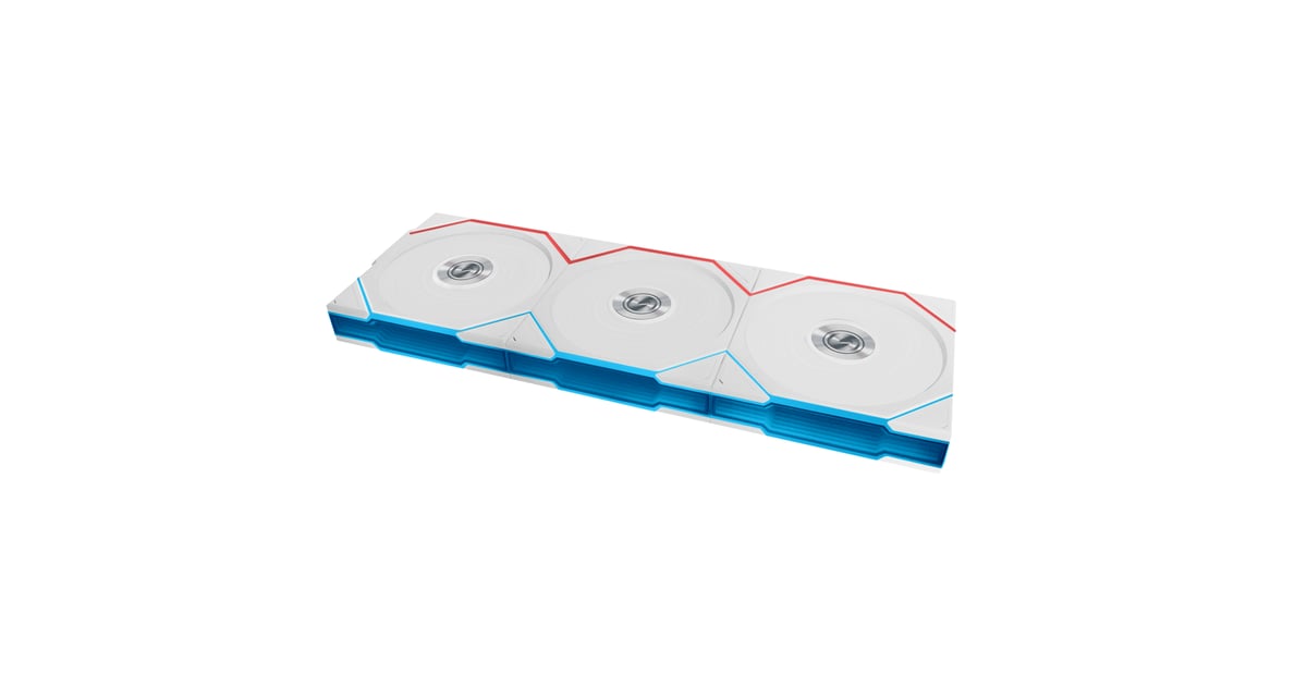 Track Lian Li UNI Fan TL 120 Wireless - Triple Pack - White at Newegg