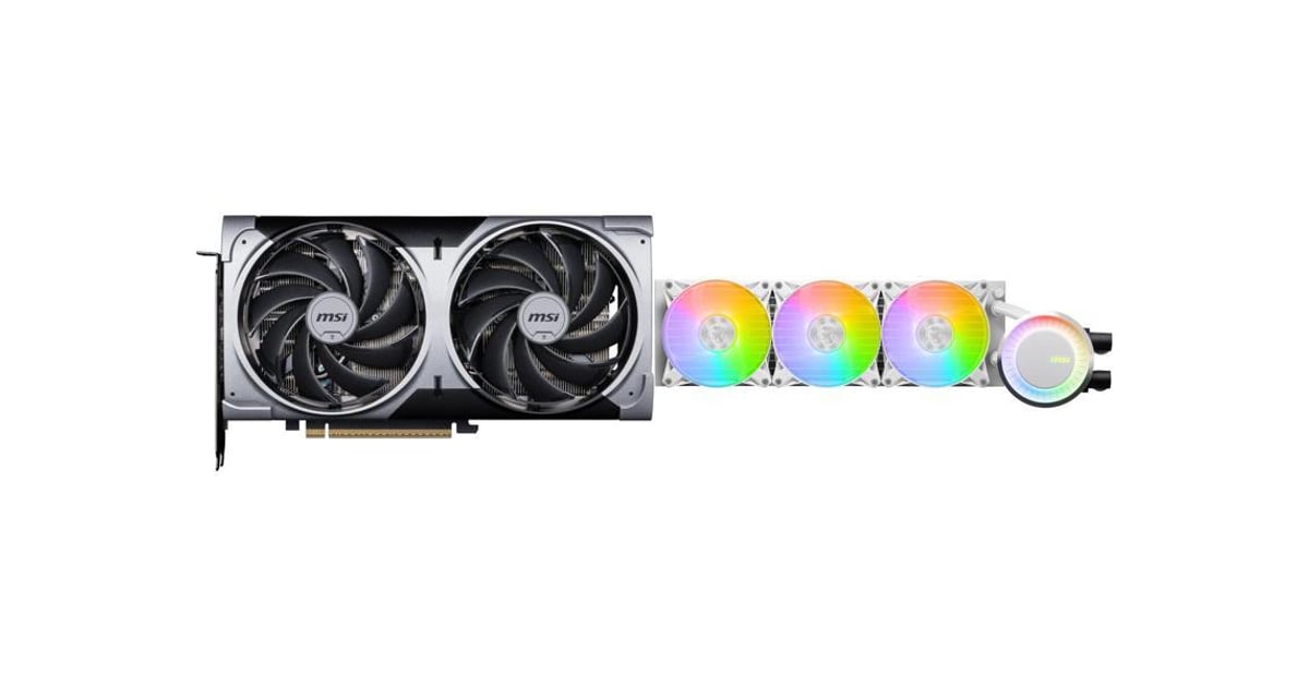 Track GPU CPU Cooler Combo - MSI RTX 5070 12G VENTUS 2X OC Bundle with