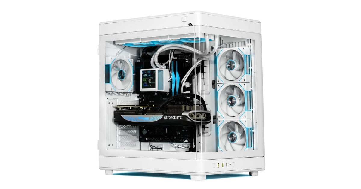Track STORMCRAFT Gaming PC WIZARD White Intel Core Ultra 9 285K NVIDIA