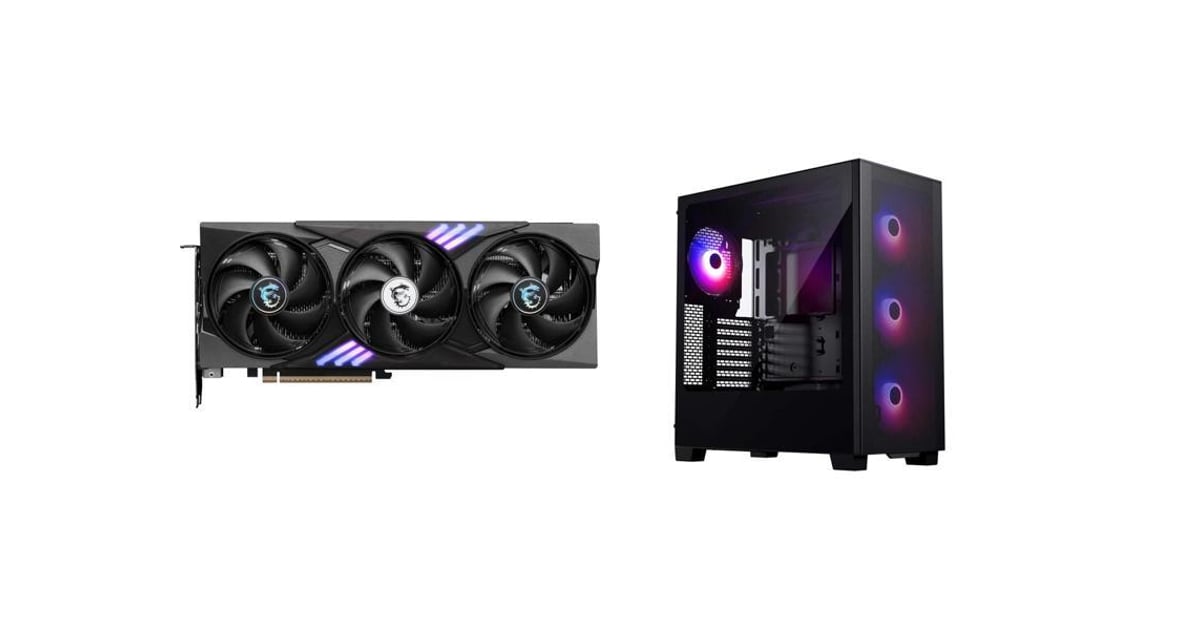 Track GPU Computer Case Combo - MSI RTX 5060 Ti 8G GAMING TRIO OC