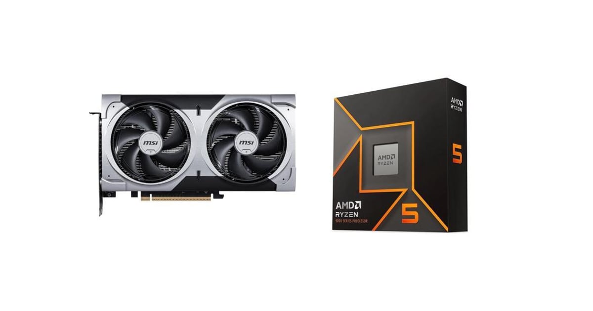 Track GPU CPU Combo - MSI RTX 5060 Ti 8G VENTUS 2X PLUS Bundle with