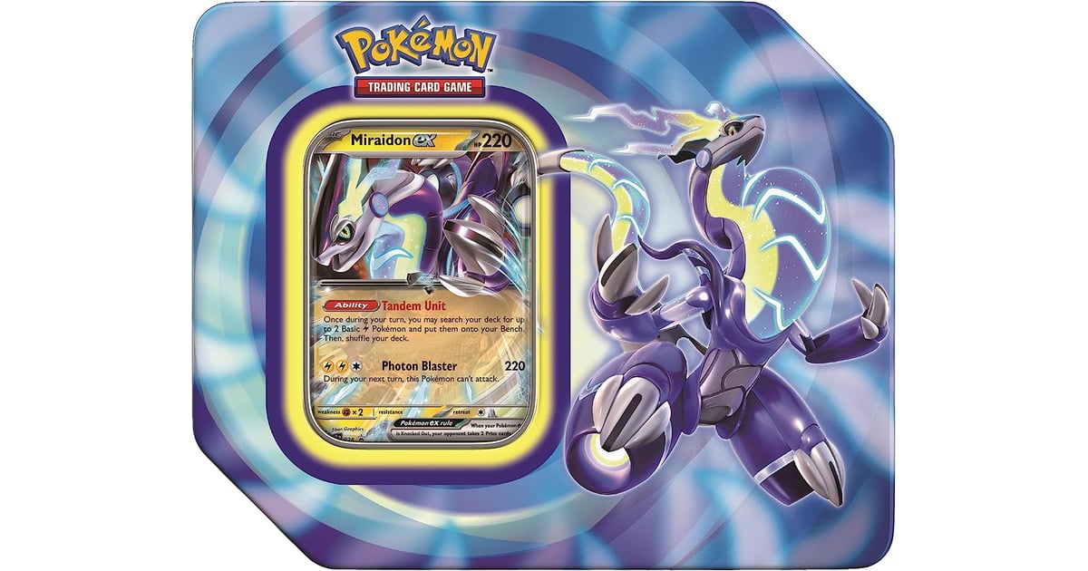 Track The Pokemon Pokemon Paldea Legends Tin Card game at Walmart