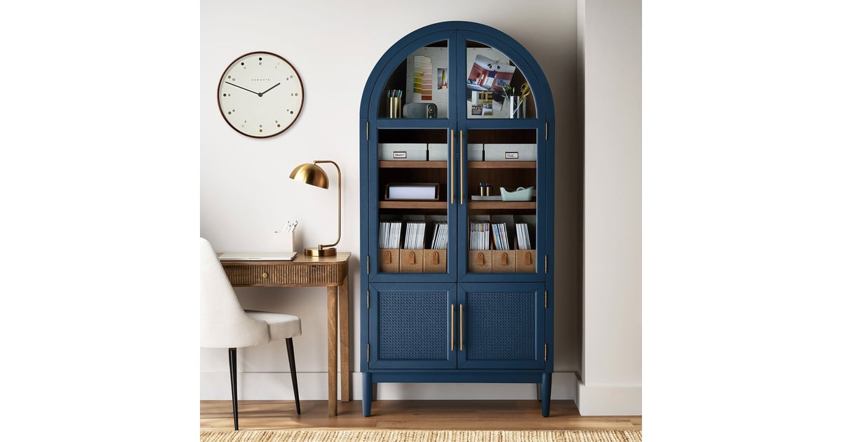 Track Member's Mark Enzo Storage Cabinet With Rattan Cabinet Doors ...