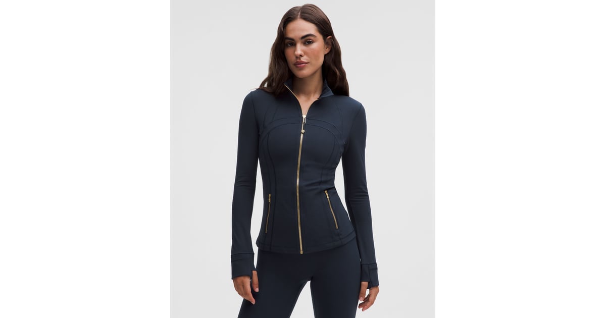 Track Define Jacket *Nulu - True Navy/Gold/Gold - 8 at Lululemon