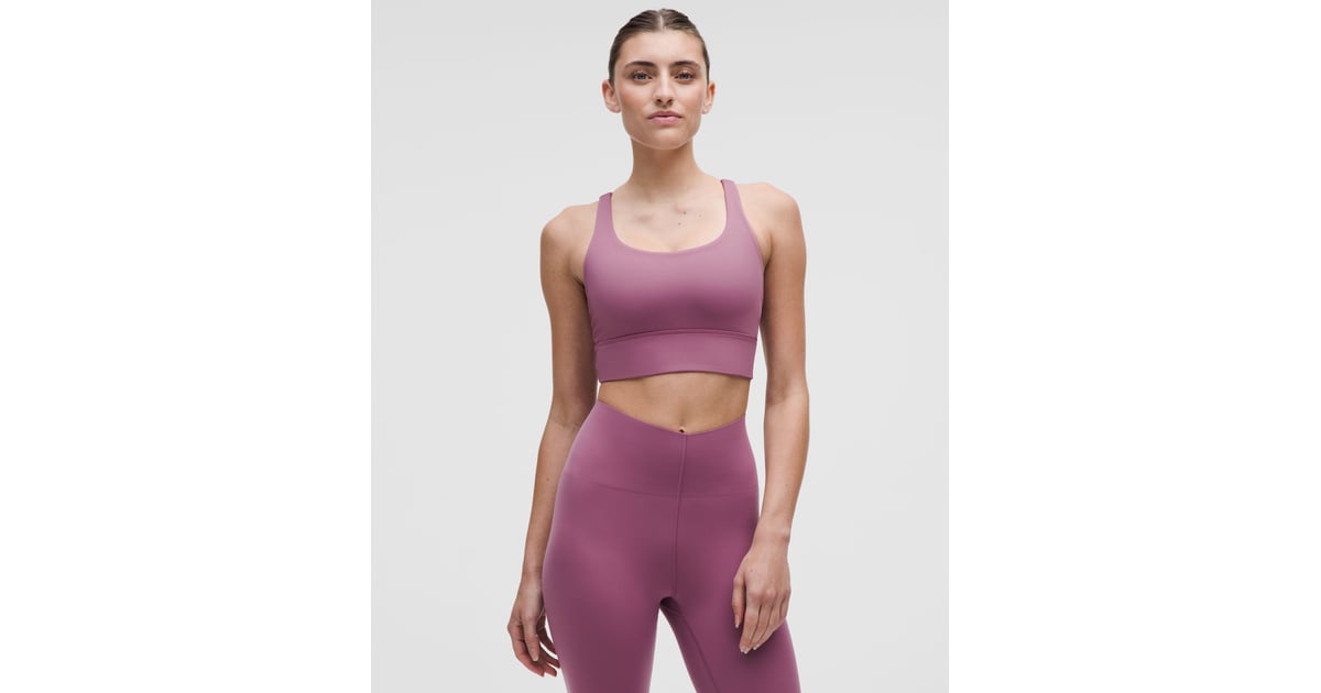 Track lululemon Energy Longline Bra *Medium Support, B-D Cups - Mystic