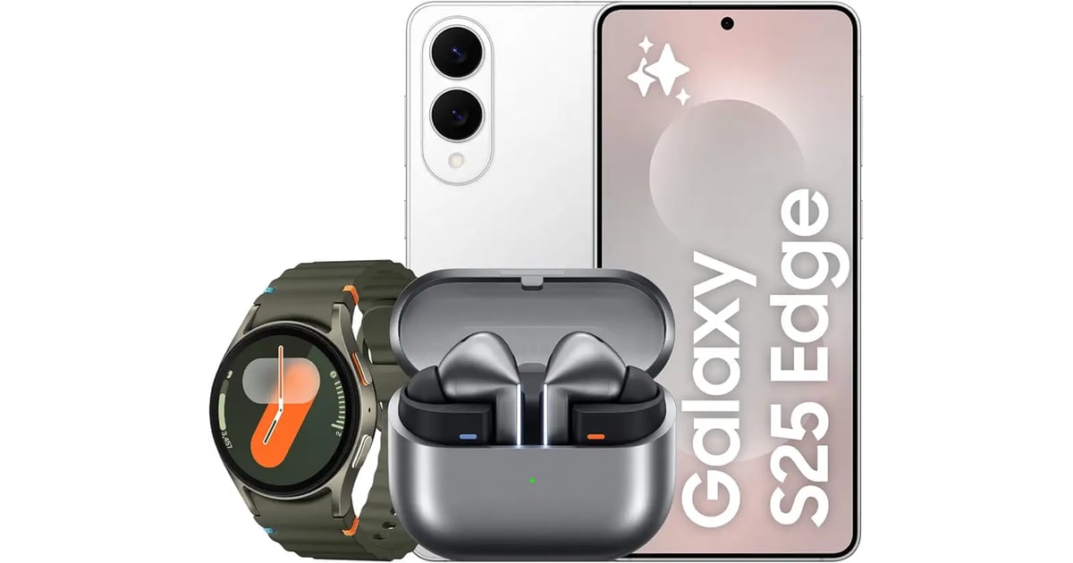 Track Galaxy S25 Edge 512GB Titanium Silver + Watch7 40mm Bluetooth