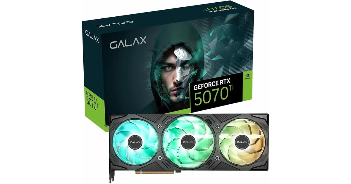 Track GALAX GeForce RTX 5070 Ti EX Gamer 1-Click OC at Amazon