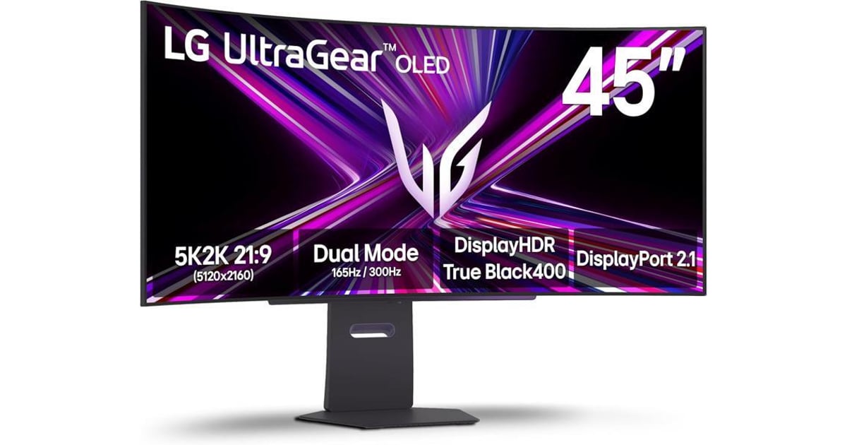 Track Open Box LG 45" 330 Hz OLED WUHD Gaming Monitor 0.03 ms (GtG)