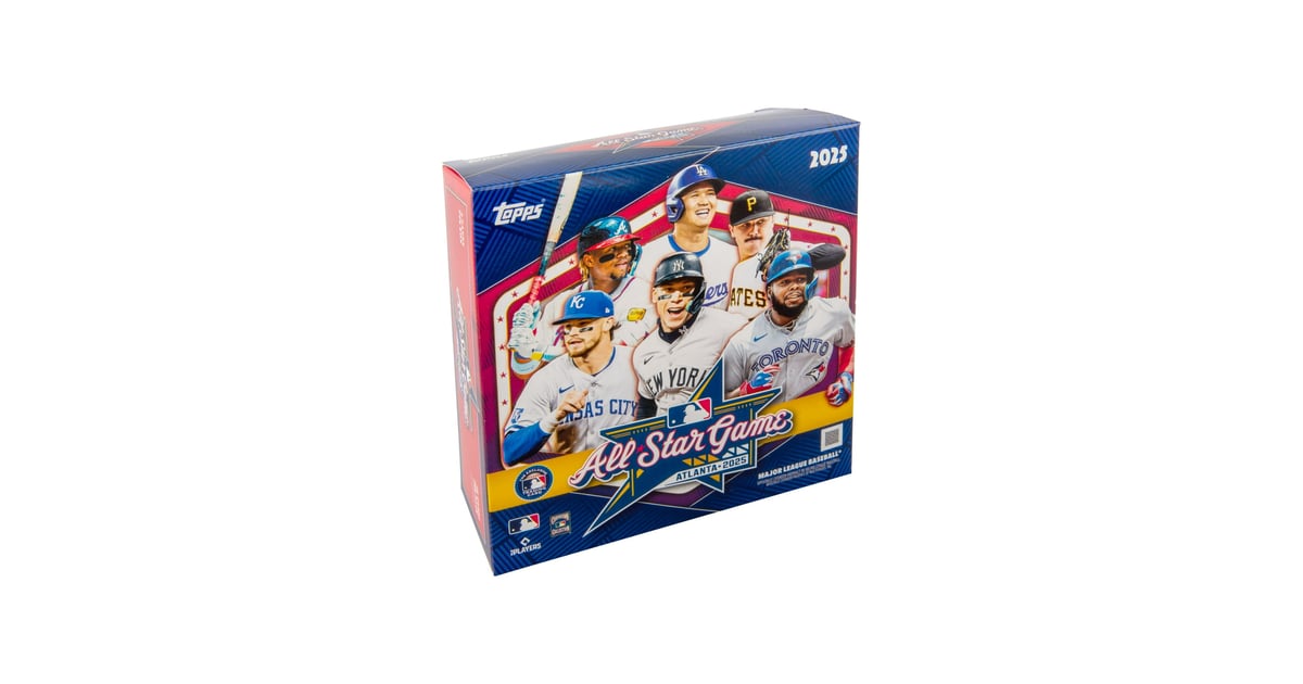 Track 2025 Topps MLB All Star Game Baseball Trading Cards Mega Box at
