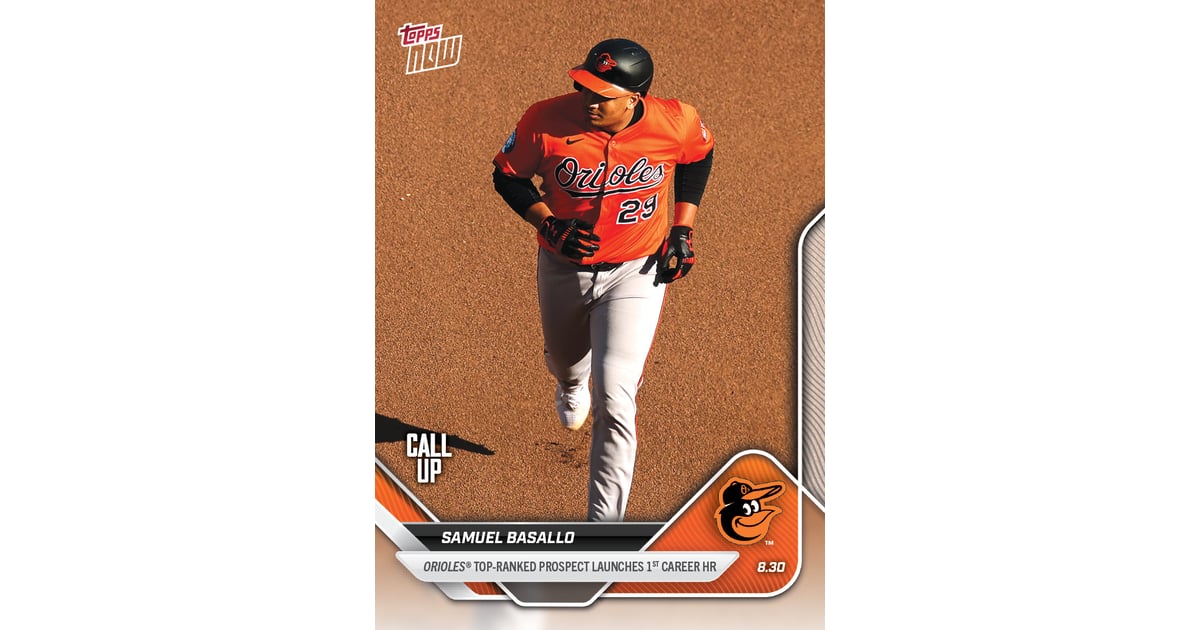 Track Samuel Basallo - 2025 MLB Topps NOW - Card 634 at Topps