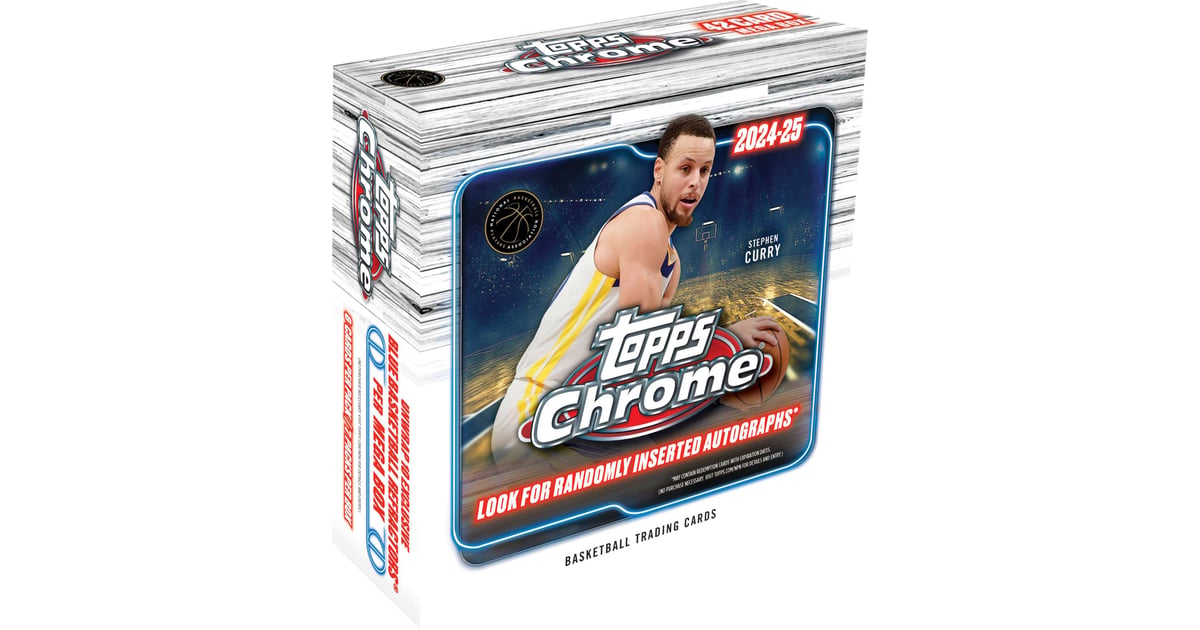 Track 2024-25 Topps NBA Chrome Basketball Mega Box at Dick's Sporting
