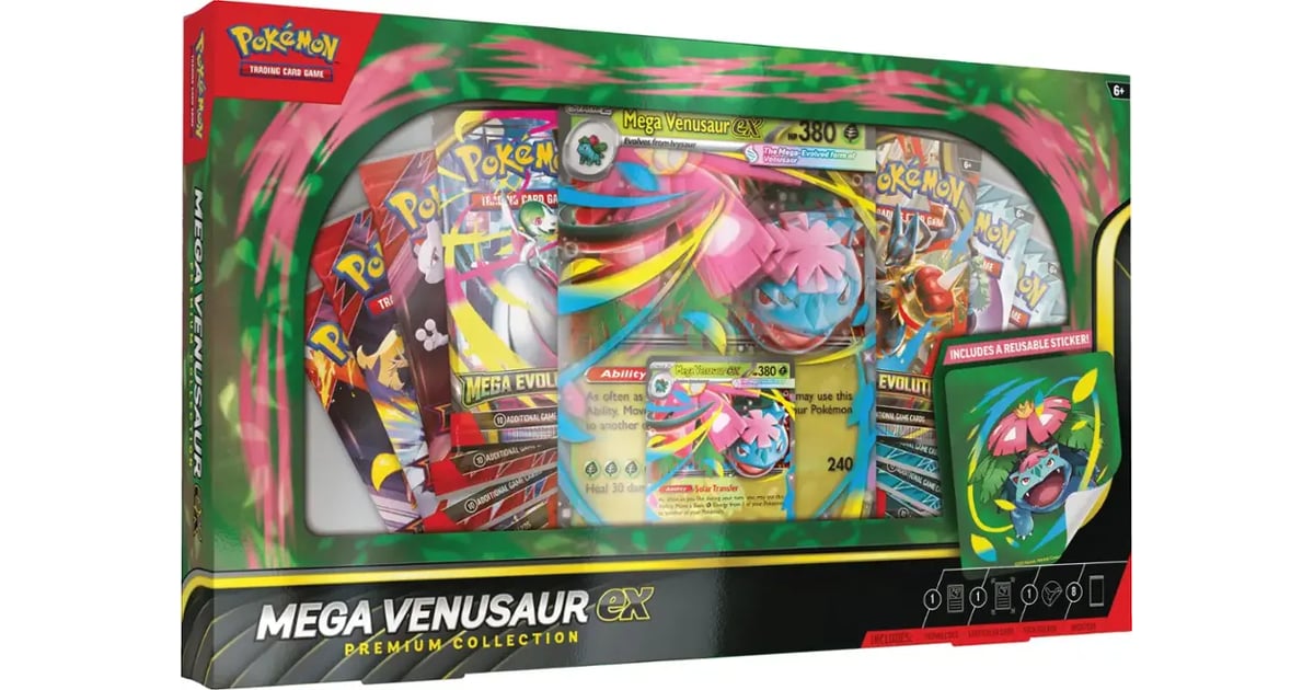 Track Pokemon Mega Venusaur ex Premium Collection at Target