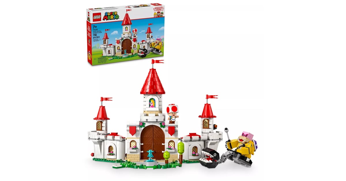 Track LEGO Super Mario Battle with Roy at Peach's Castle Playset and