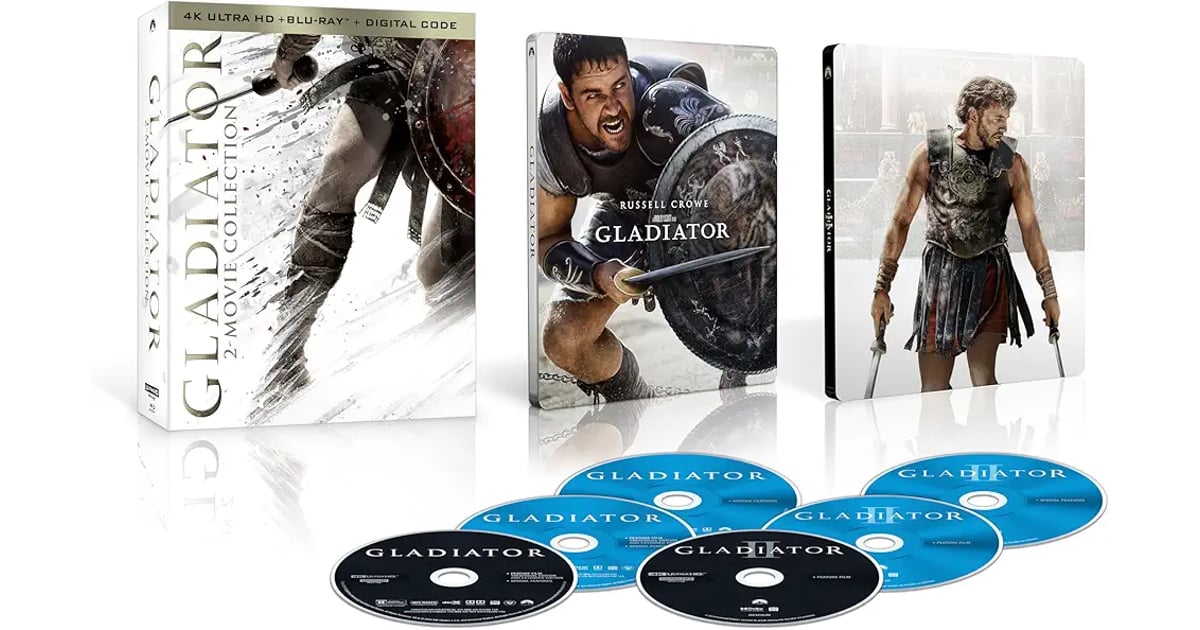 Track Gladiator + Gladiator II 2-Movie Collection Amazon Exclusive [4K