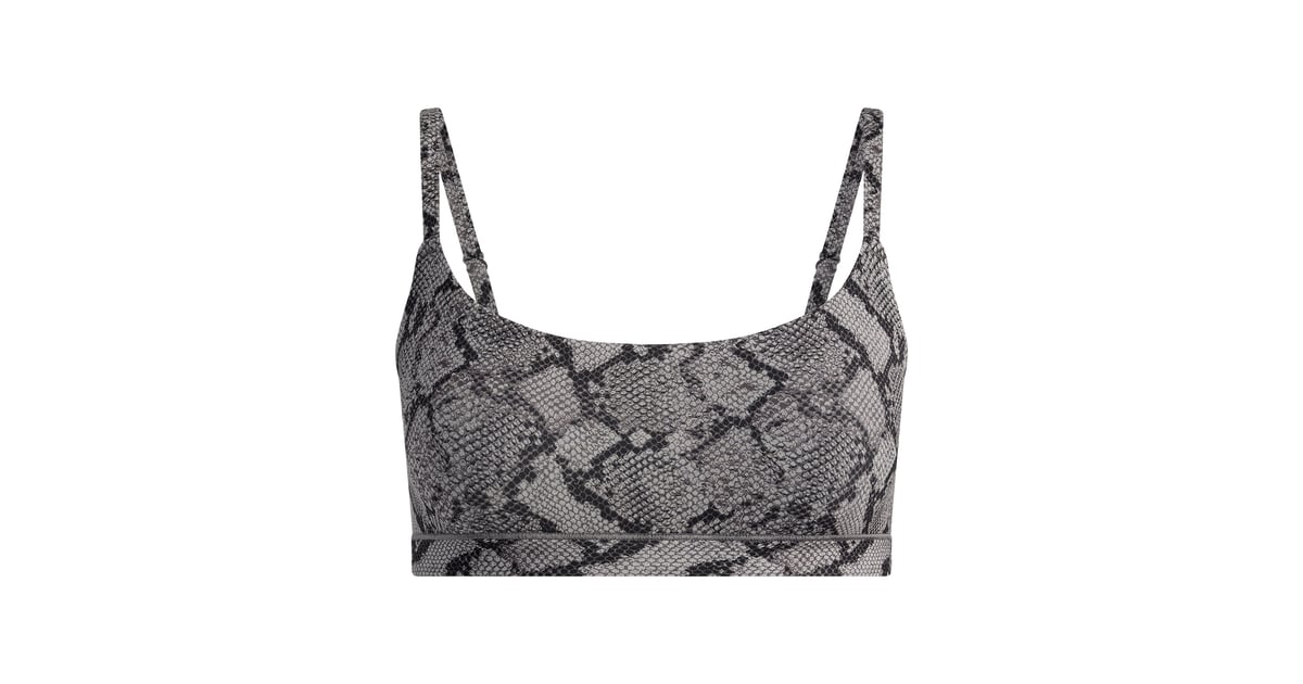 Track Skims Fits Everybody Scoop Bralette - Shadow Snake Print - 4 X
