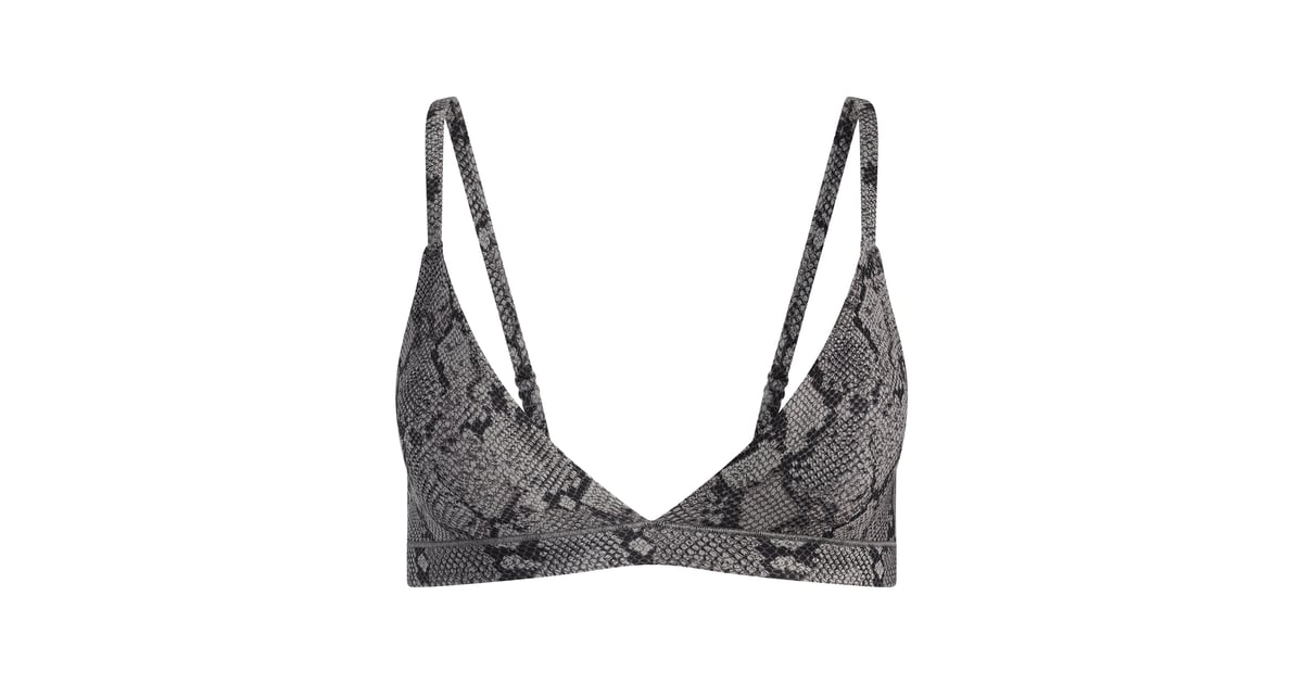Track Skims Fits Everybody Triangle Bralette - Shadow Snake Print - Xl