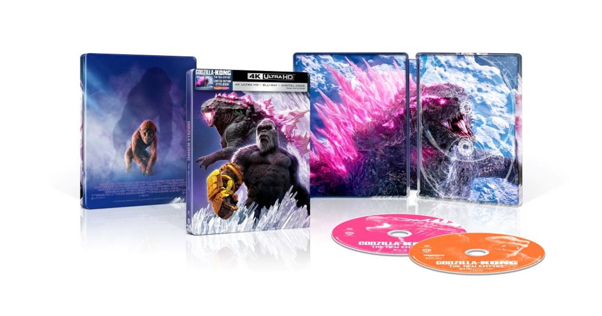 Track Godzilla X Kong: The New Empire 4K UHD Steelbook at Walmart