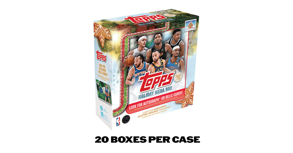 Track 2025/26 Topps Holiday Basketball Mega Box - Sealed Case at Topps