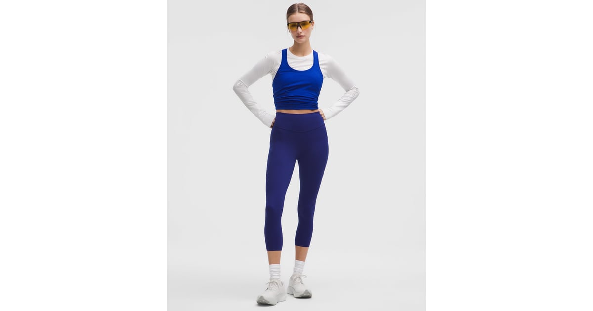Track Fast and Free High-Rise Crop 23" *5 Pocket - Deep Sea Blue - 14