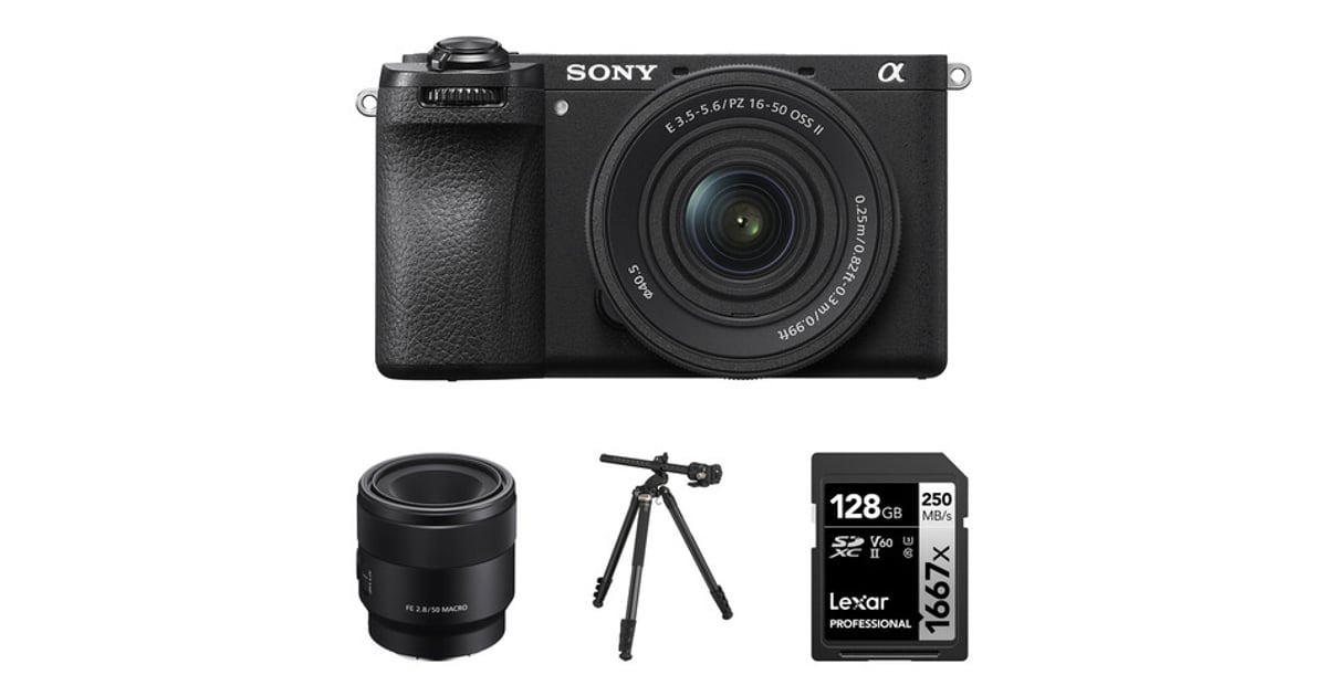 Track Sony a6700 ML CAM/16-50mm LNS/MACRO PHOTOGR at B&H Photo