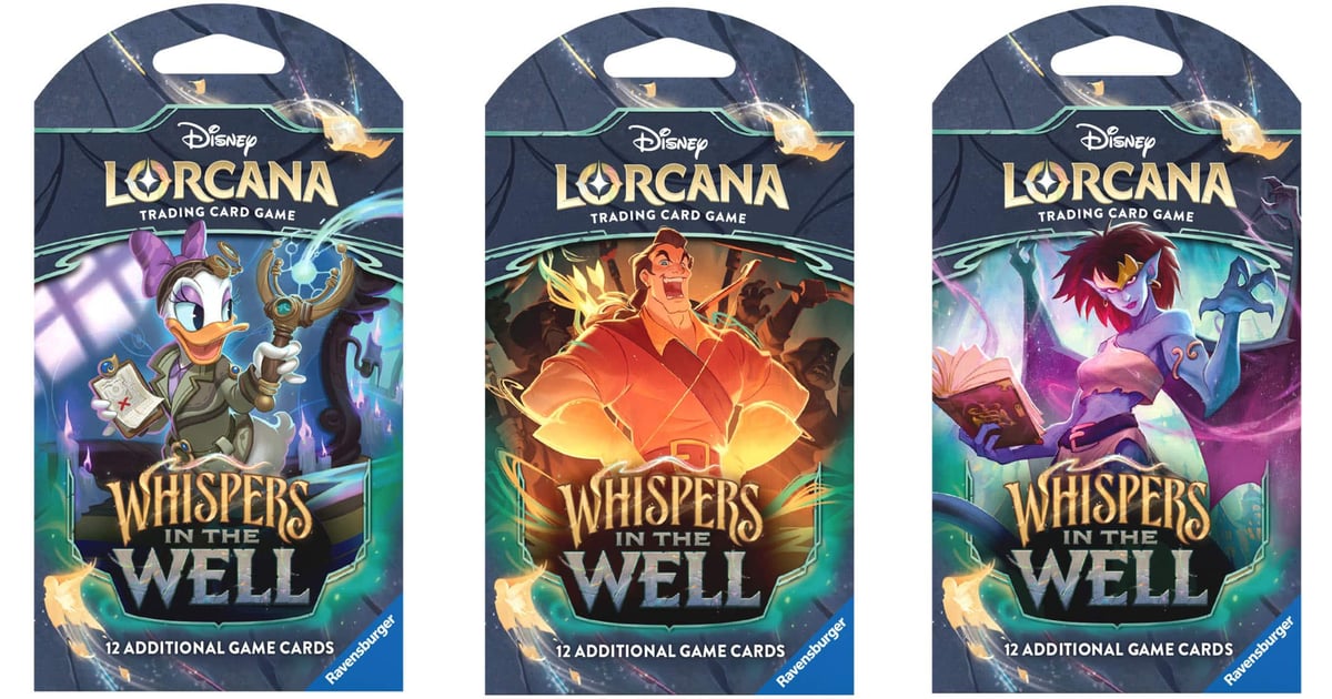 Track Disney Lorcana Whispers in The Well Single Booster Pack at Best