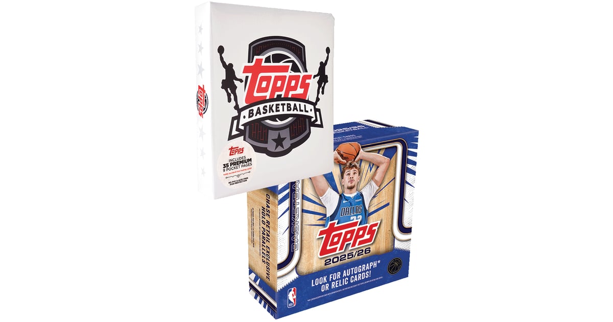 Track 2025-26 Topps Basketball Mega Box + Basketball Binder Bundle at Topps