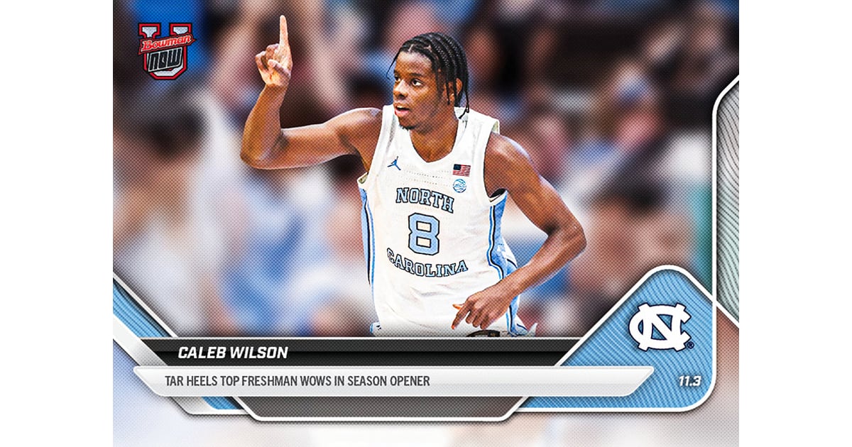 Track Caleb Wilson - 2025-26 Bowman U NOW Basketball - Card 8 at Topps